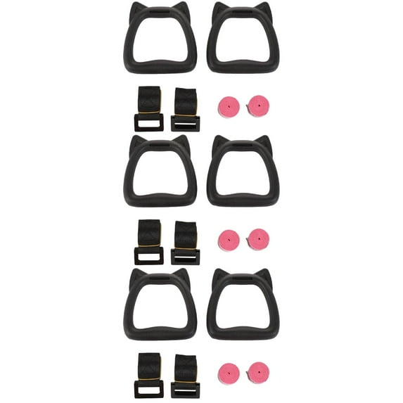 3 Sets of Kids Gymnastic Rings Pull Up Rings Sports Gym Rings ...