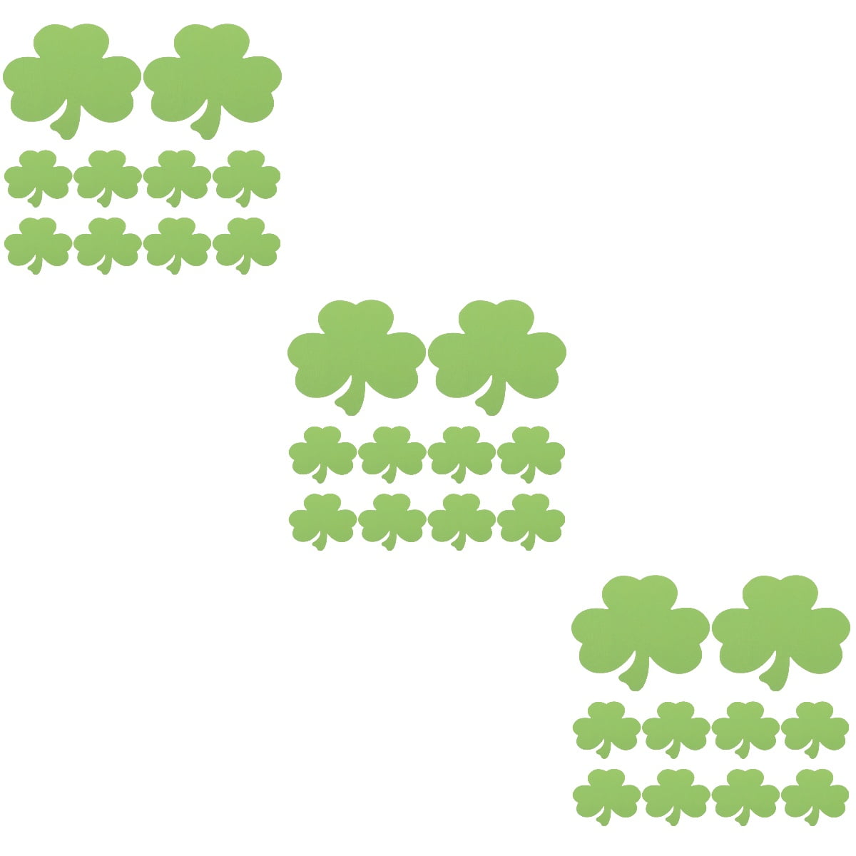 3 Sets of Colorful Leaf-Shaped Paper Cutouts for DIY Crafts and ...