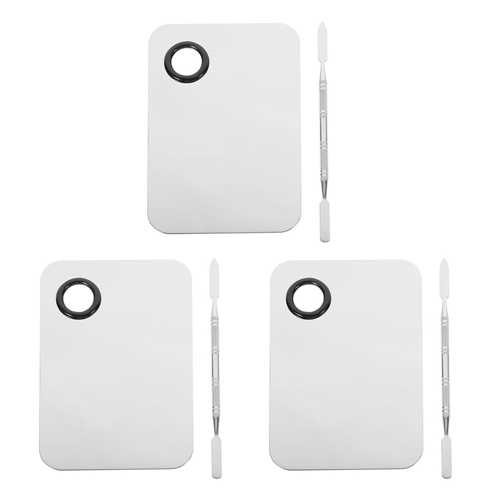 3 Sets of Makeup Mixing Palettes Manicure Color Mixing Palettes ...