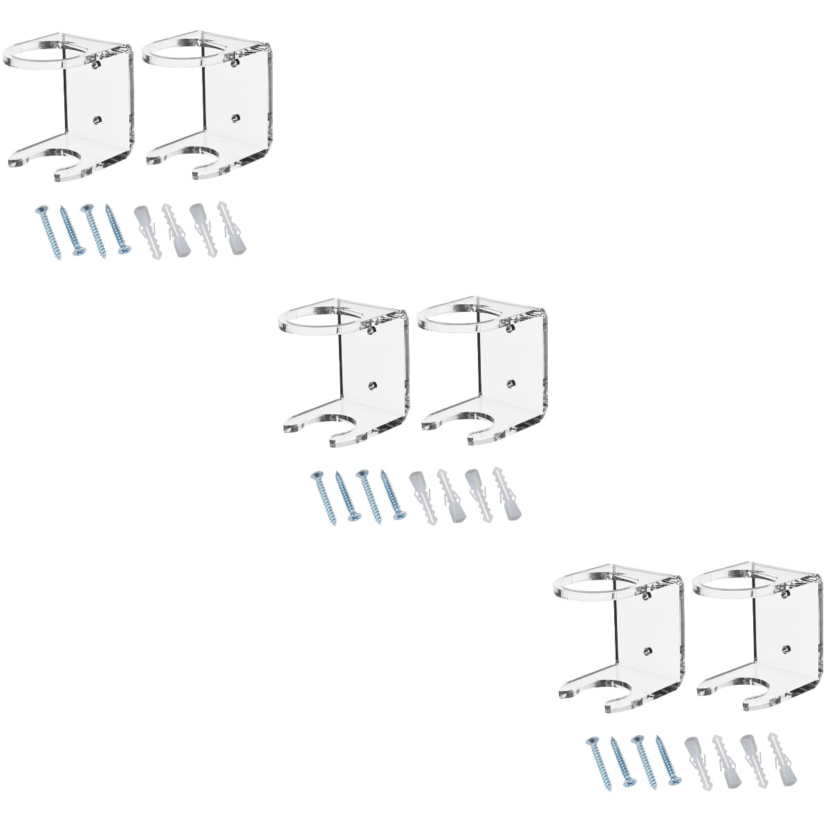 3 Sets of Multi-Functional Bat Display Acrylic Bat Support Convenient ...