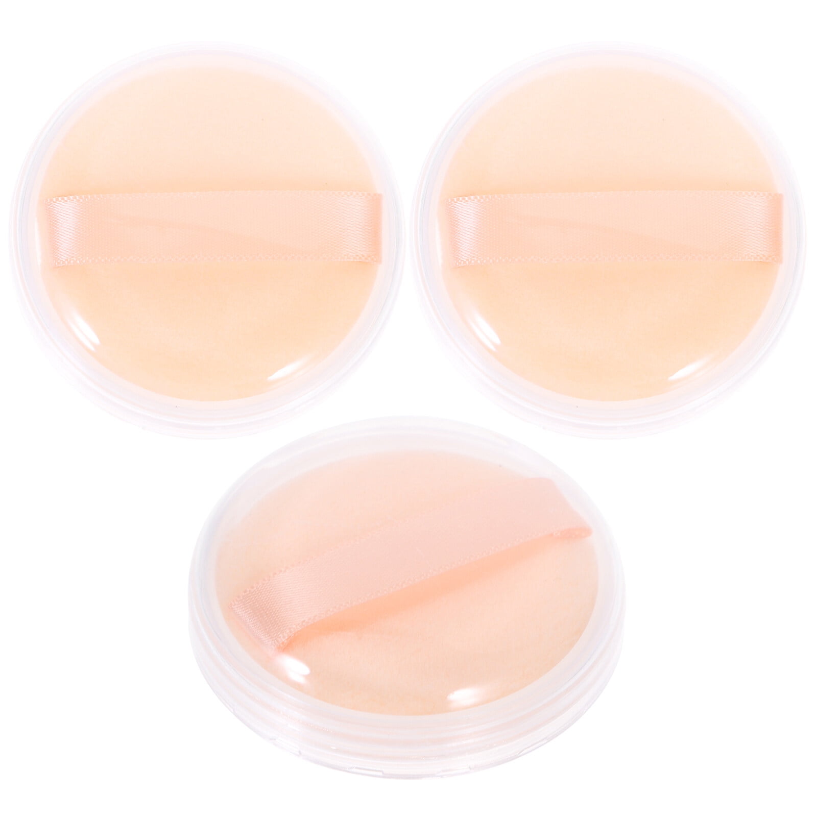 YuYiSan 3 Sets of Stylish Powder Case Puff Powder Box Refillable Powder ...