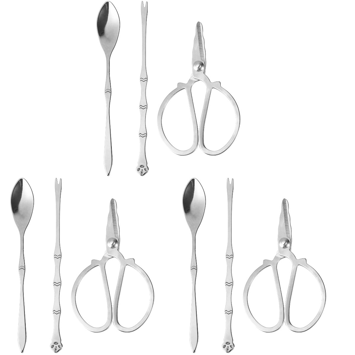 3 Sets of Seafood Tools Set Seafood Crab Leg Crackers Lobster Shellers ...