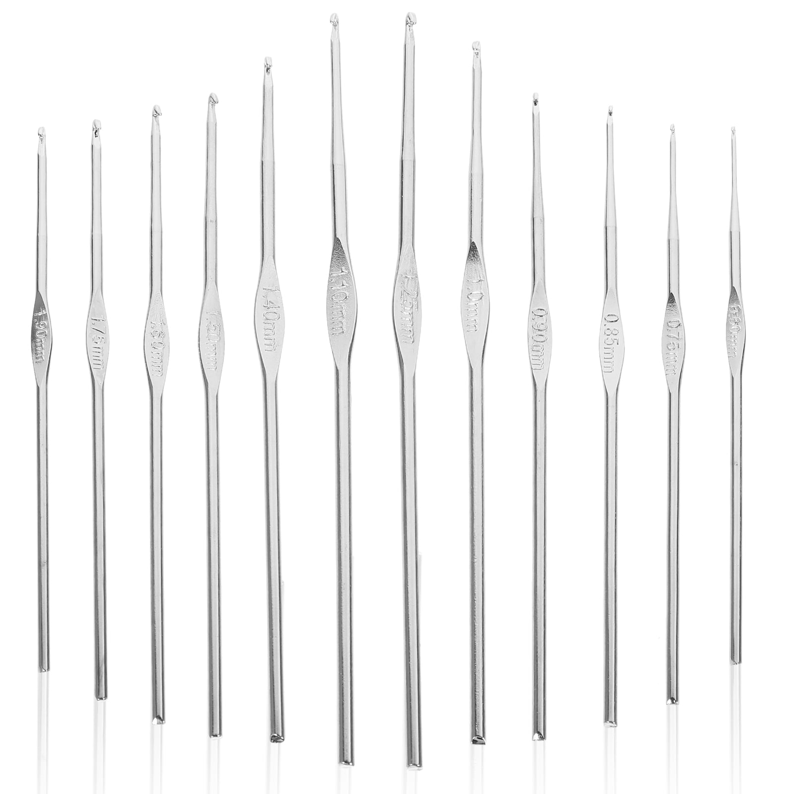 3 Sets of Stainless Steel Crochet Hooks Sewing Needles Knitting Needles ...