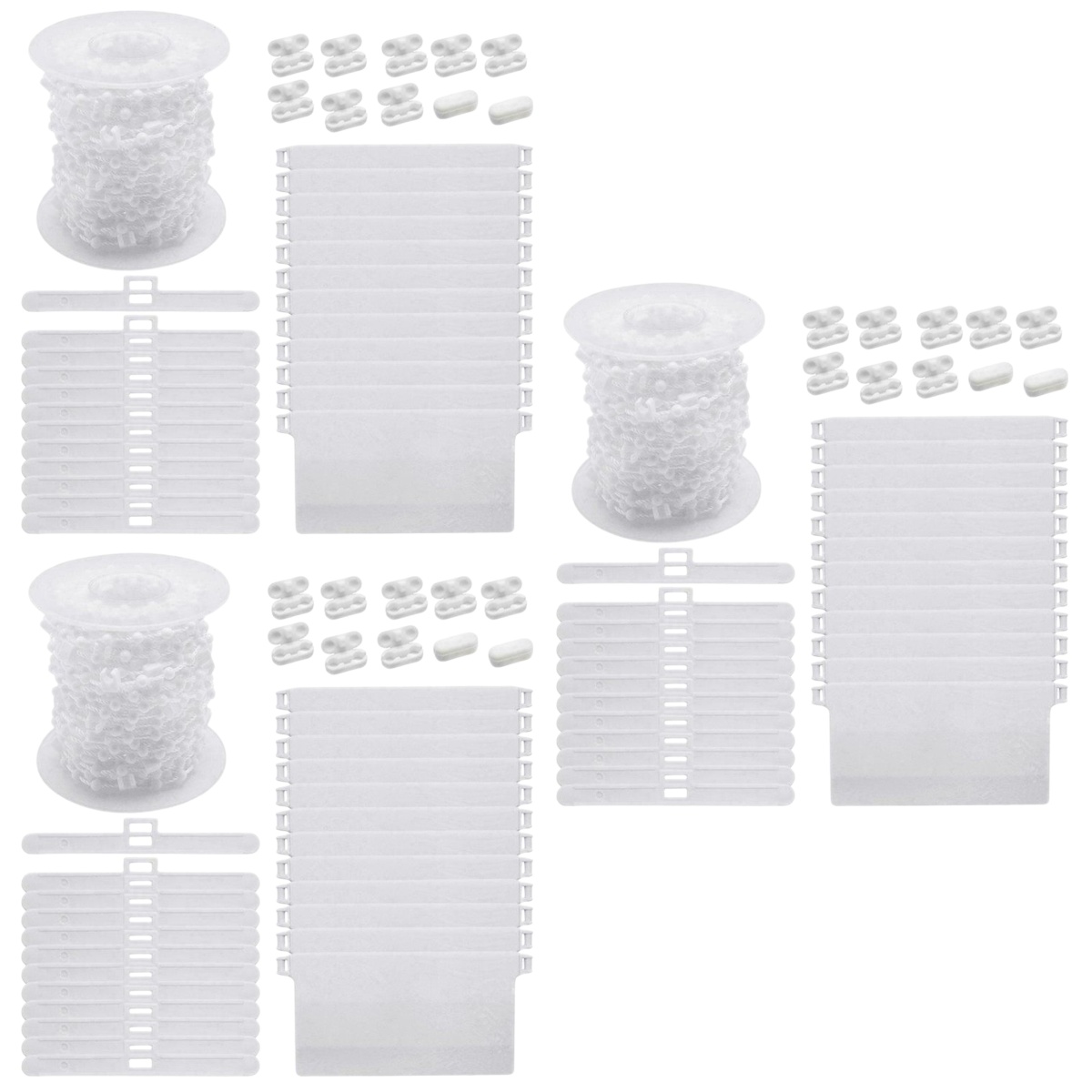 3 Sets of Vertical Blind Bottom Weights and Chains Blind Repair Kit ...