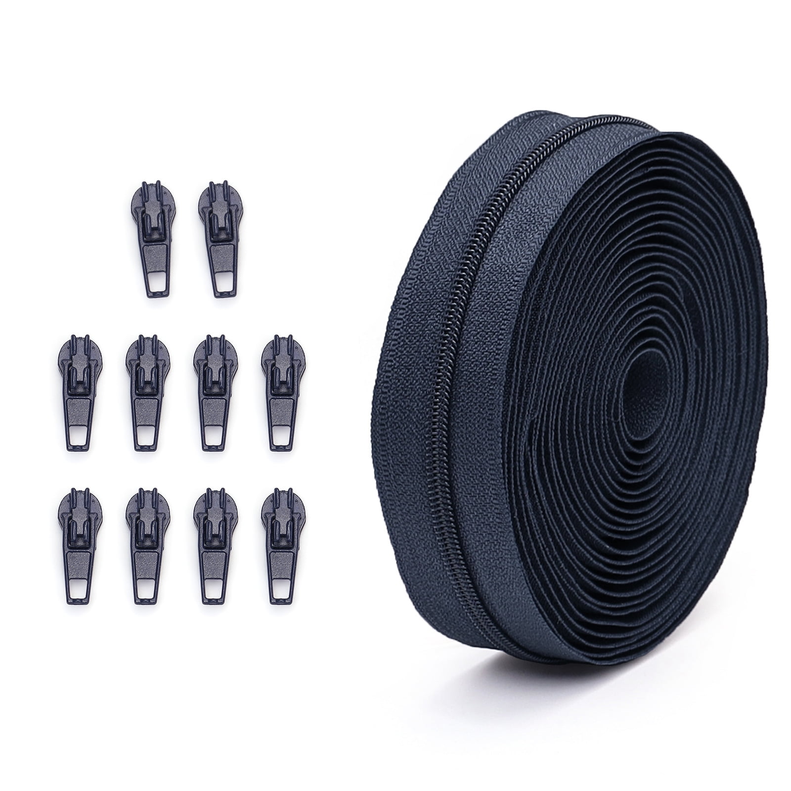 #3 Sewing Zippers Nylon Coil Zippers Color Zippers Repair Kits for ...