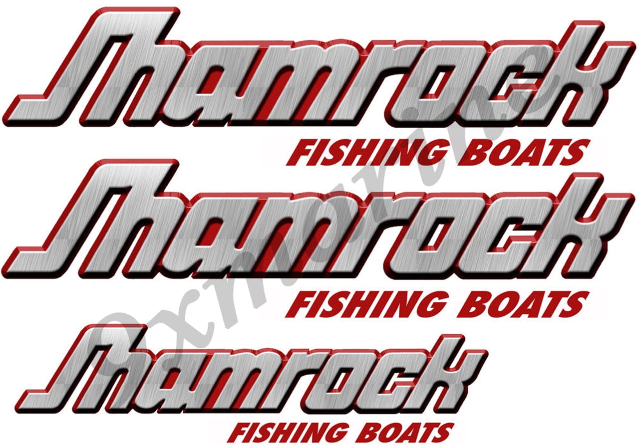 3 Shamrock Boat Body Tag Stickers - Walmart.com