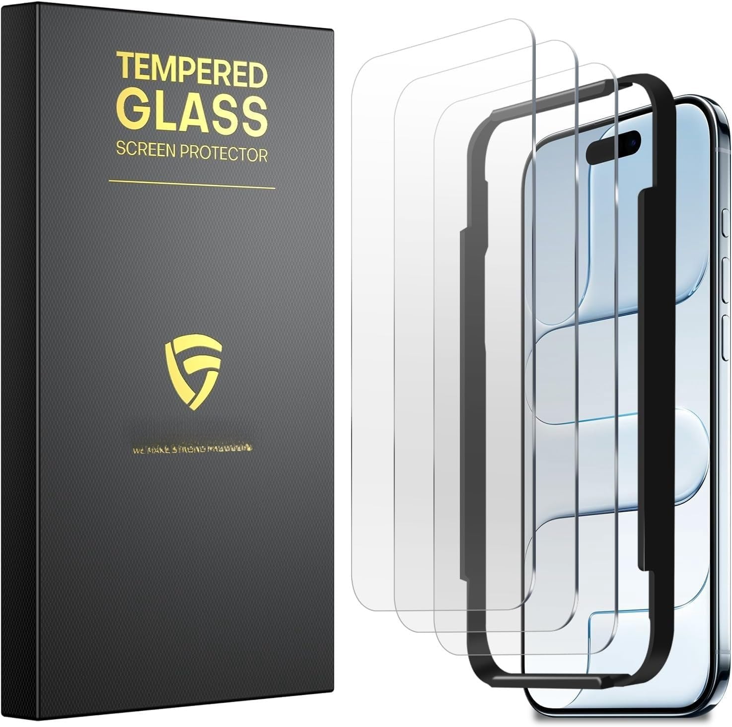 3- Shatterproof Tempered Glass Screen Protector for 17 Air [Easy ...