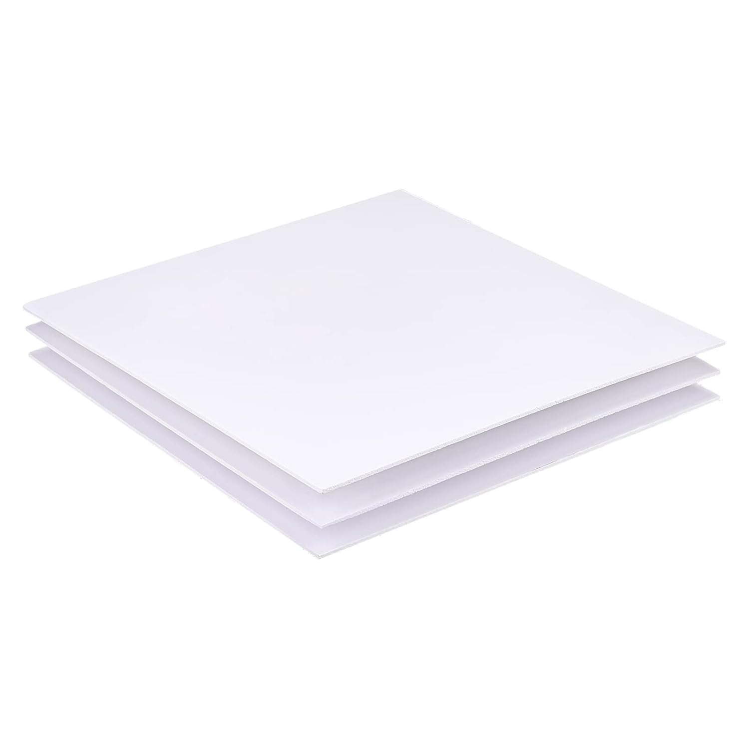 3 Sheets 11.8x11.8inch White Printable Plastic Board Sheet Moldable ...