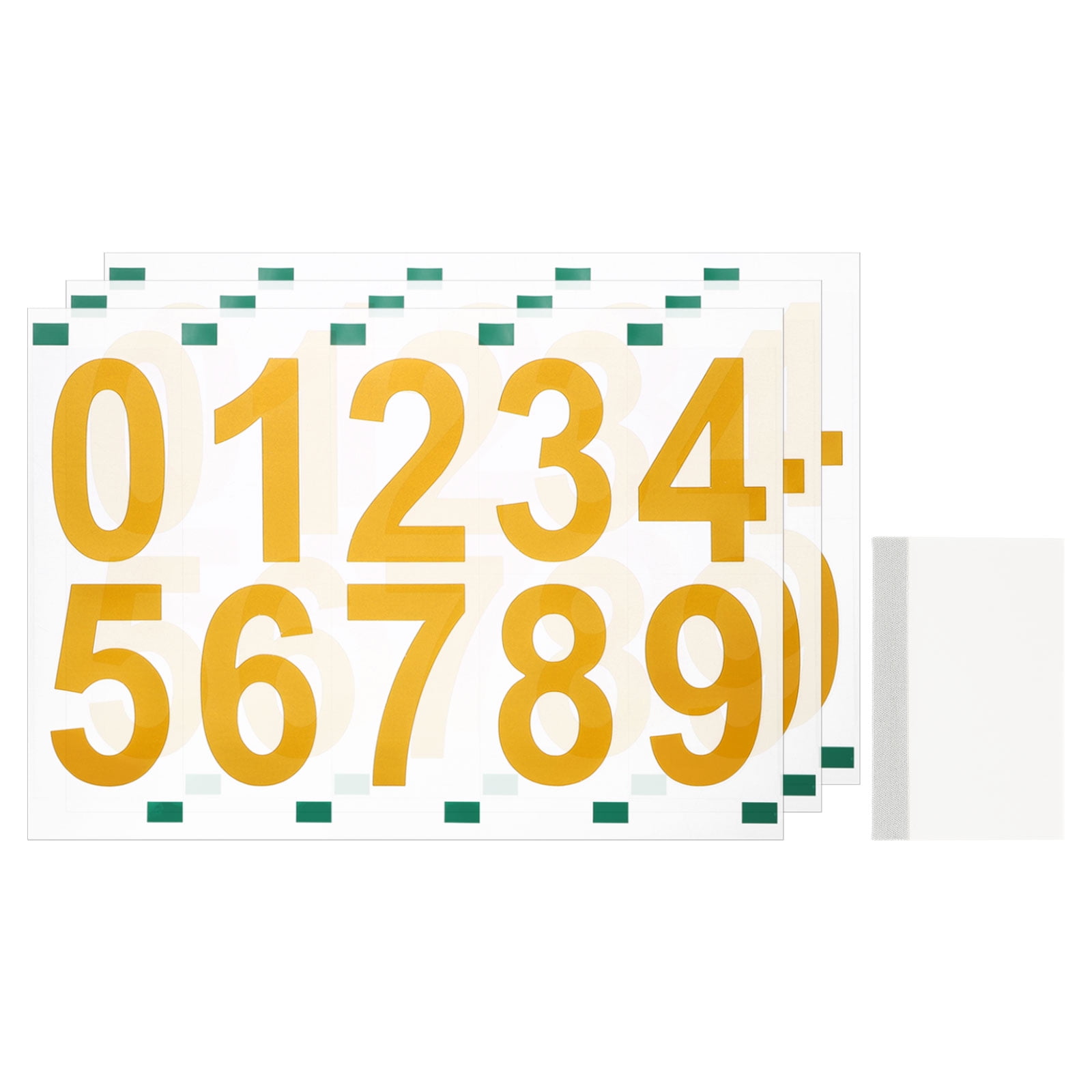 3 Sheets/30 Pack Mailbox Numbers for Outside, 2