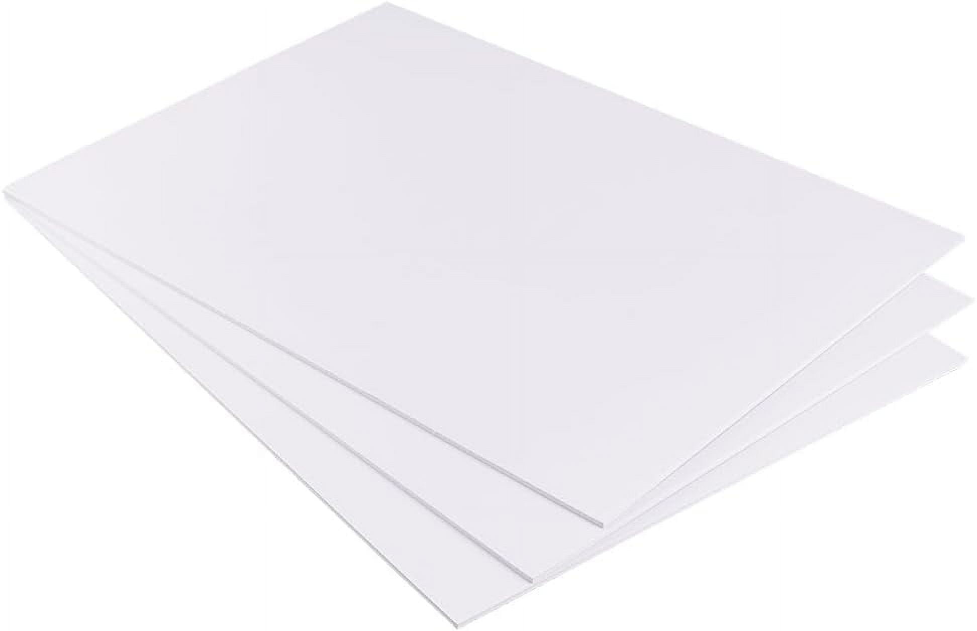 3 Sheets 3mm White Foam Sheets Lightweight Rigid Foam for Crafts DIY ...
