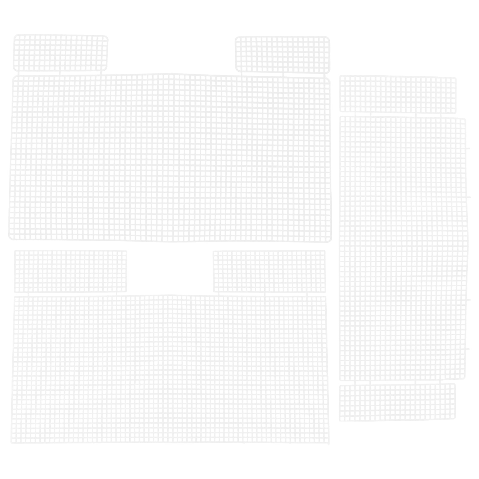 3 Sheets of Plastic Mesh Sheets DIY Bag Mesh Sheets DIY Knitting Bag ...