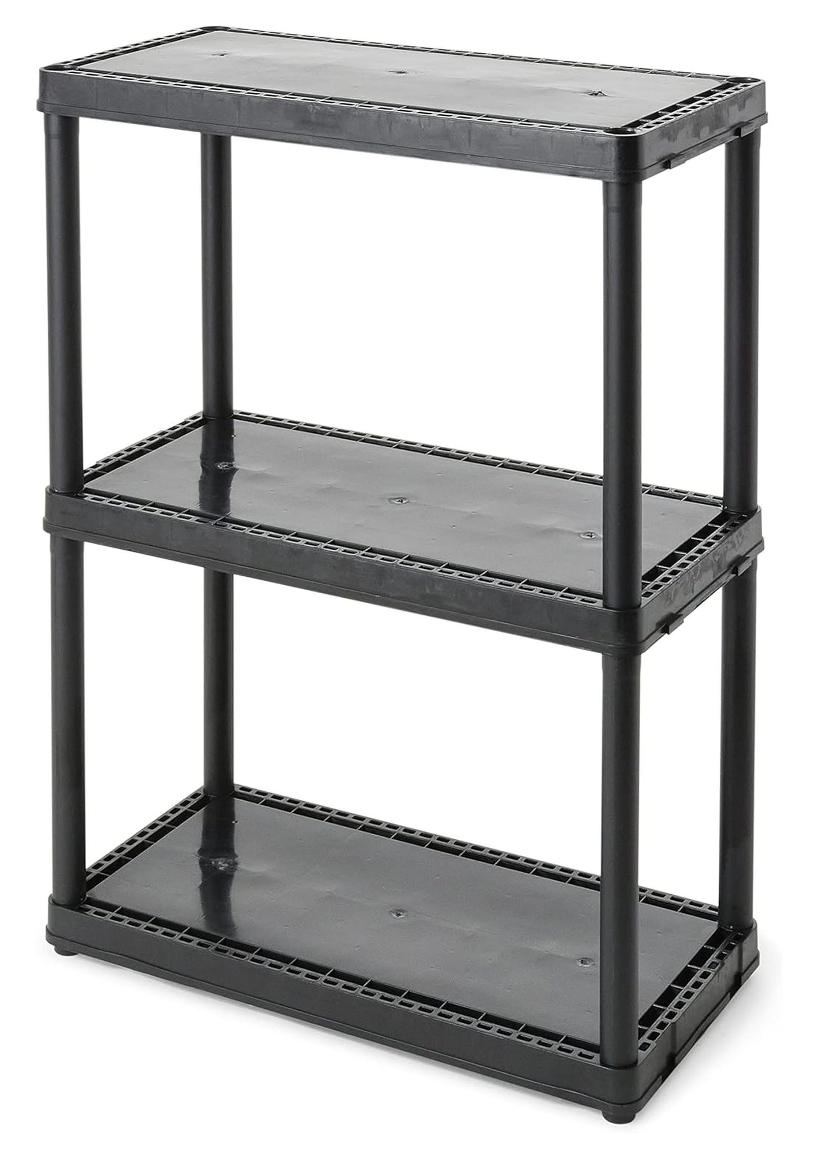 3 Shelf Fixed Height Light Duty Storage Unit 12 x 24 x 33 Organizer ...