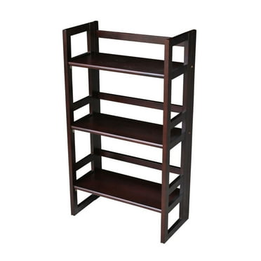 Winsome Wood Aaron 3-Tier A-Frame Shelf, Black Finish - Walmart.com