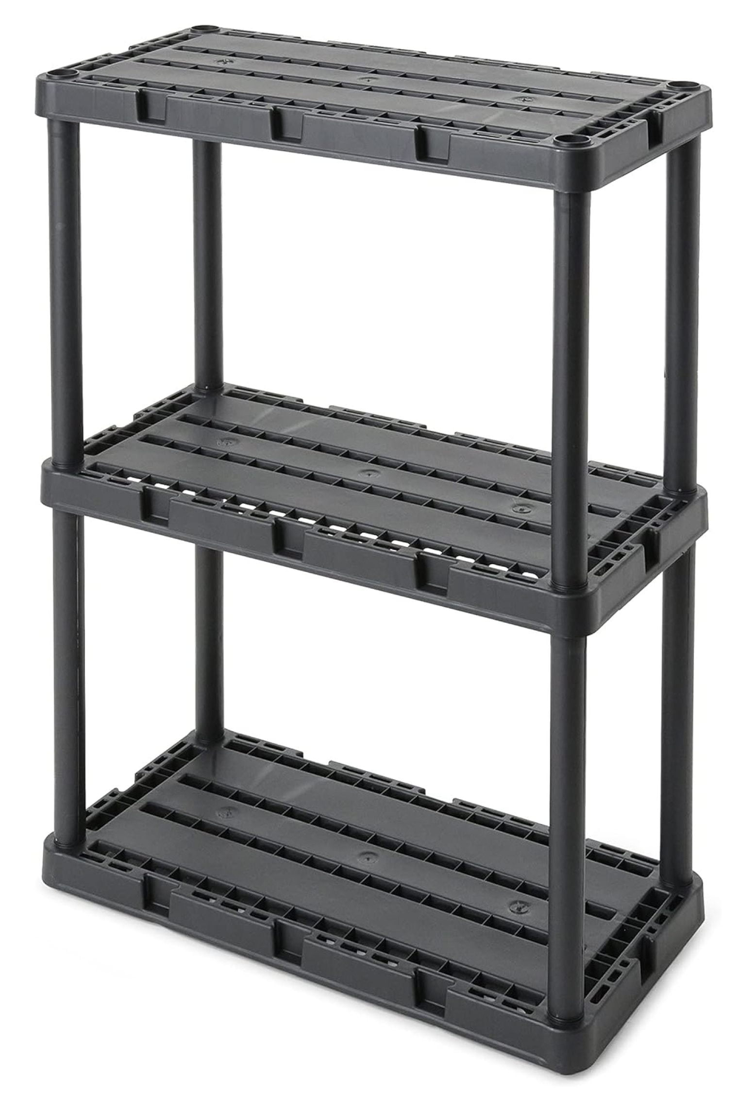 3 Shelf Knect-A-Shelf Solid Light Duty Storage Unit 12 x 24 x 33 ...