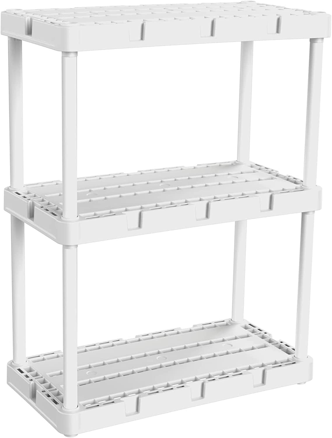 3 Shelf Knect-A-Shelf Solid Light Duty Storage Unit 12 x 24 x 33 ...