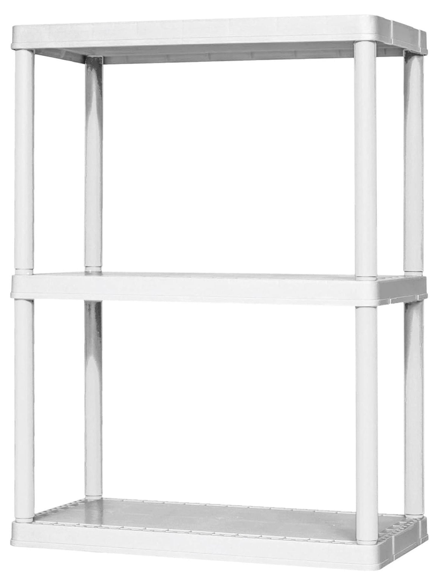 3 Shelf Knect-A-Shelf Ventilated Light Duty Storage Unit Organizer ...
