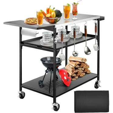 Blackstone Portable Outdoor Folding Workstation with Collapsible ...