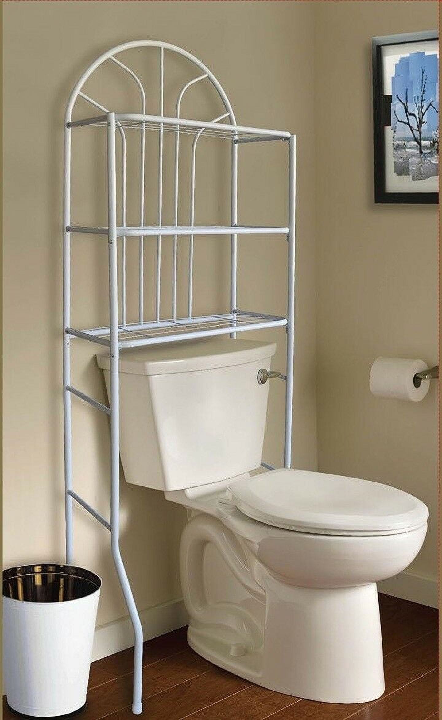 3 Shelf Toilet Bathroom SpaceSaver Storage Rack Organizer NO ASSEMBLY ...