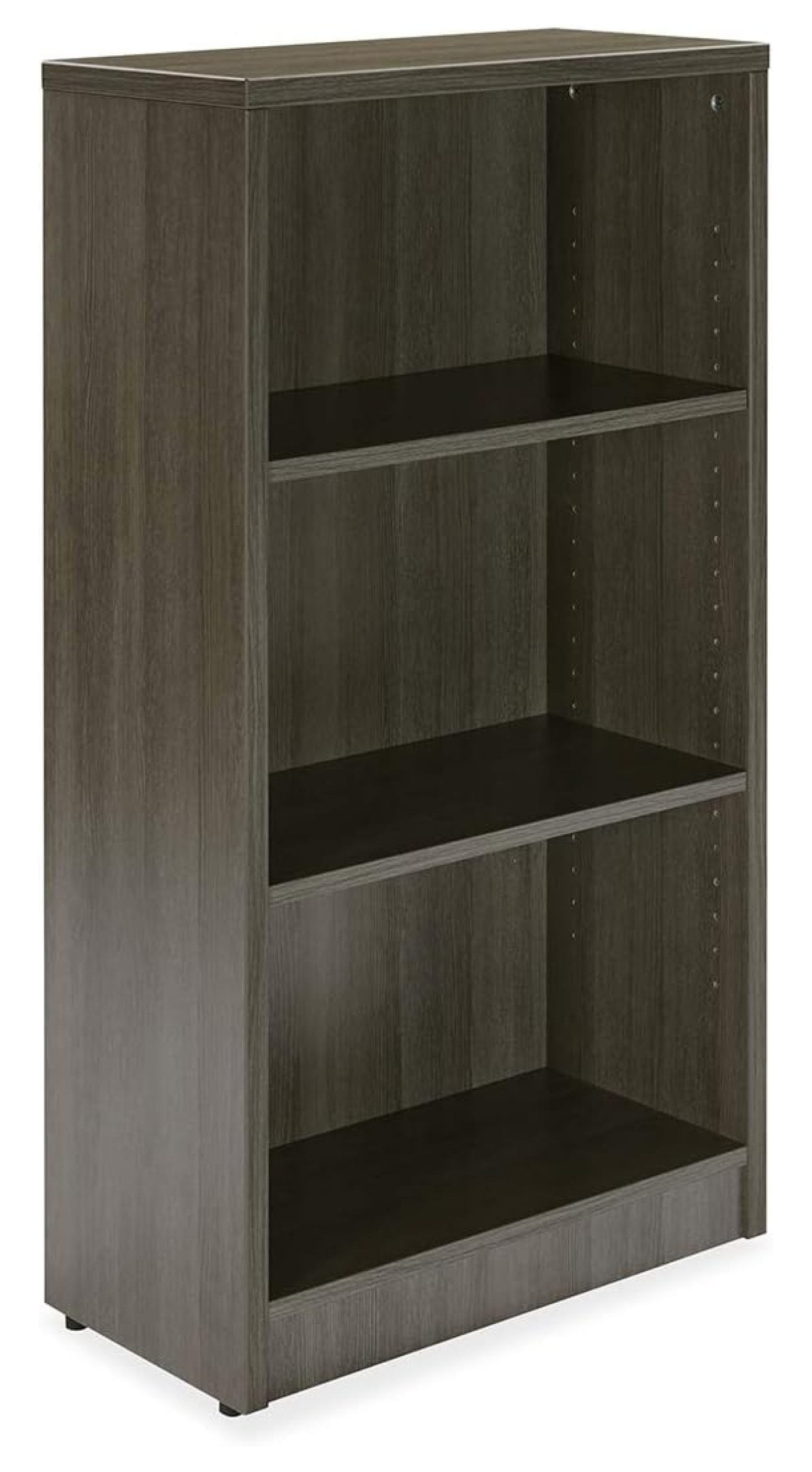 3 Shelf Wood Bookcase Freestanding Display Shelf Adjustable Layers ...