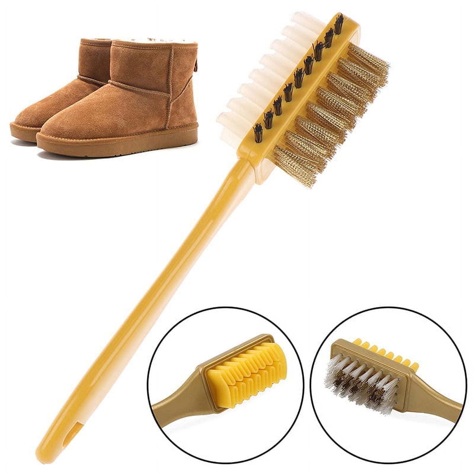 3-Sided Cleaning Brush Rubber Eraser Set Fit Suede Nubuck Shoes Boot ...