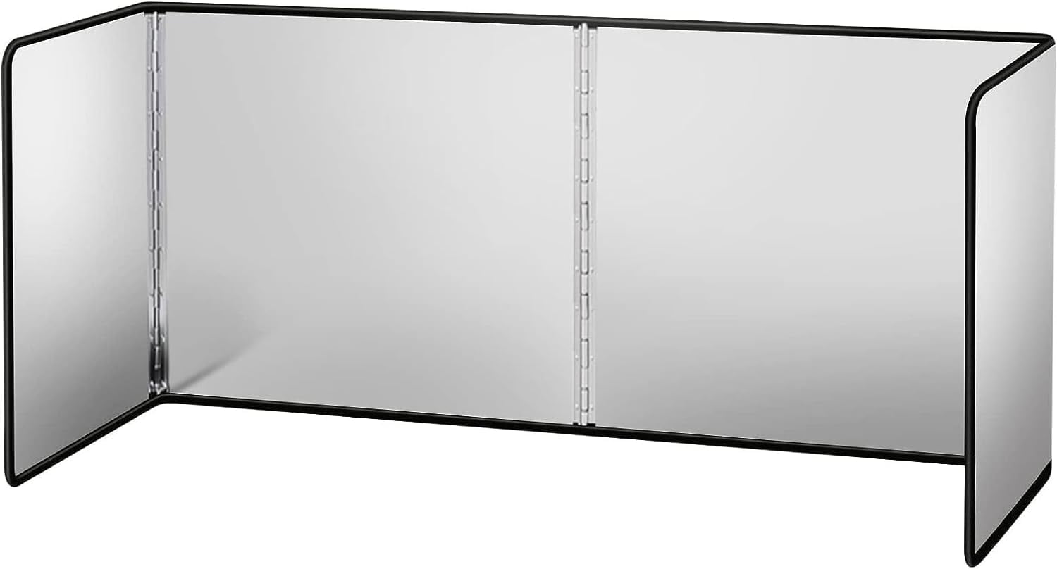 3-Sided Foldable Stainless Steel Splatter Guard for Frying - Non-Stick ...