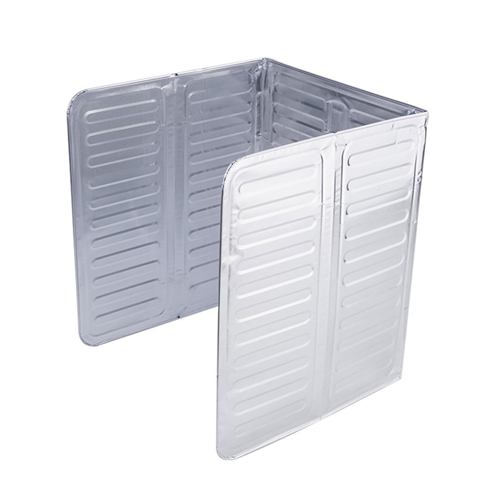 3 Sided Splatter Guard Kitchen Splatter Shield Foldable Oil Proof Plate ...