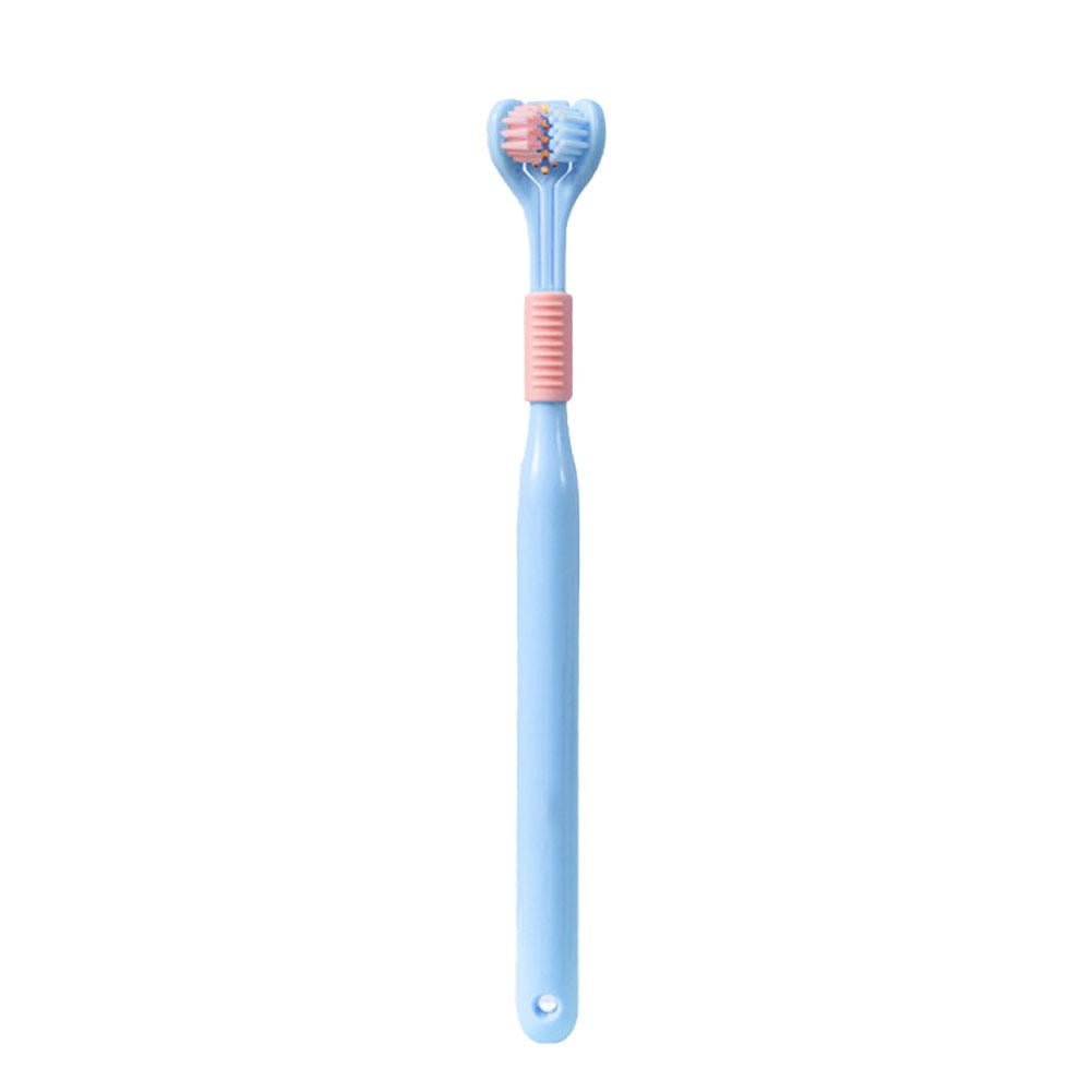 3 Sided Toothbrush Adult Three Headed U-shaped Macaron Color щг ζщ δэ ...