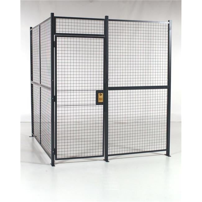 3 Sided Wire Cage with Hinged Door, No Ceiling - 8 x 8 in. - Walmart.com