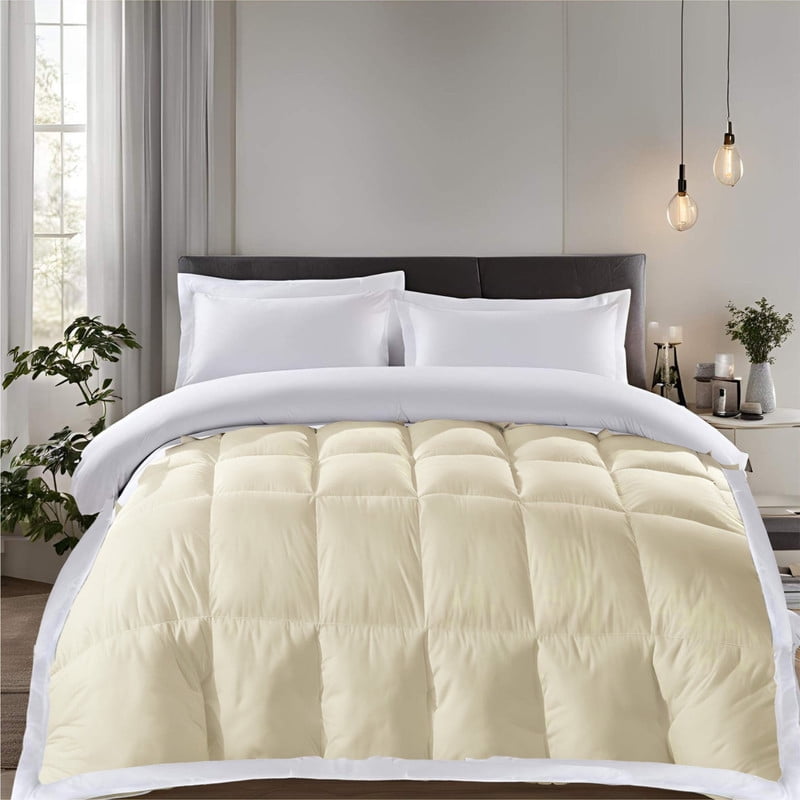 3 Sided Zipper Duvet Cover Set Easy to Use Home & Hotel Soft Microfiber ...