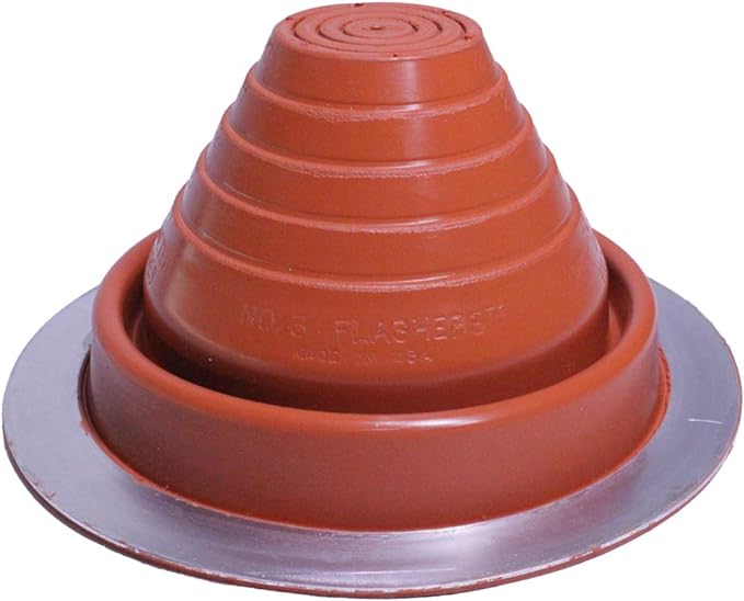 #3 Silicone High Temp Flexible Roof Jack Pipe Boot Metal Roofing Pipe ...