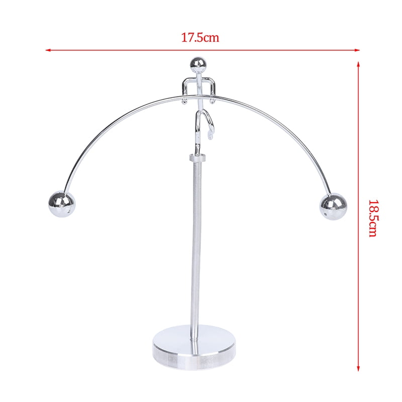 (3（Silver）) One-legged Iron Man Balance Pendulum Hercules Weightlifting ...