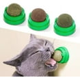 3 Non-Toxic Silvervine Catnip Balls, Edible Kitty Toys, Lickable with Natural Extracts and ...