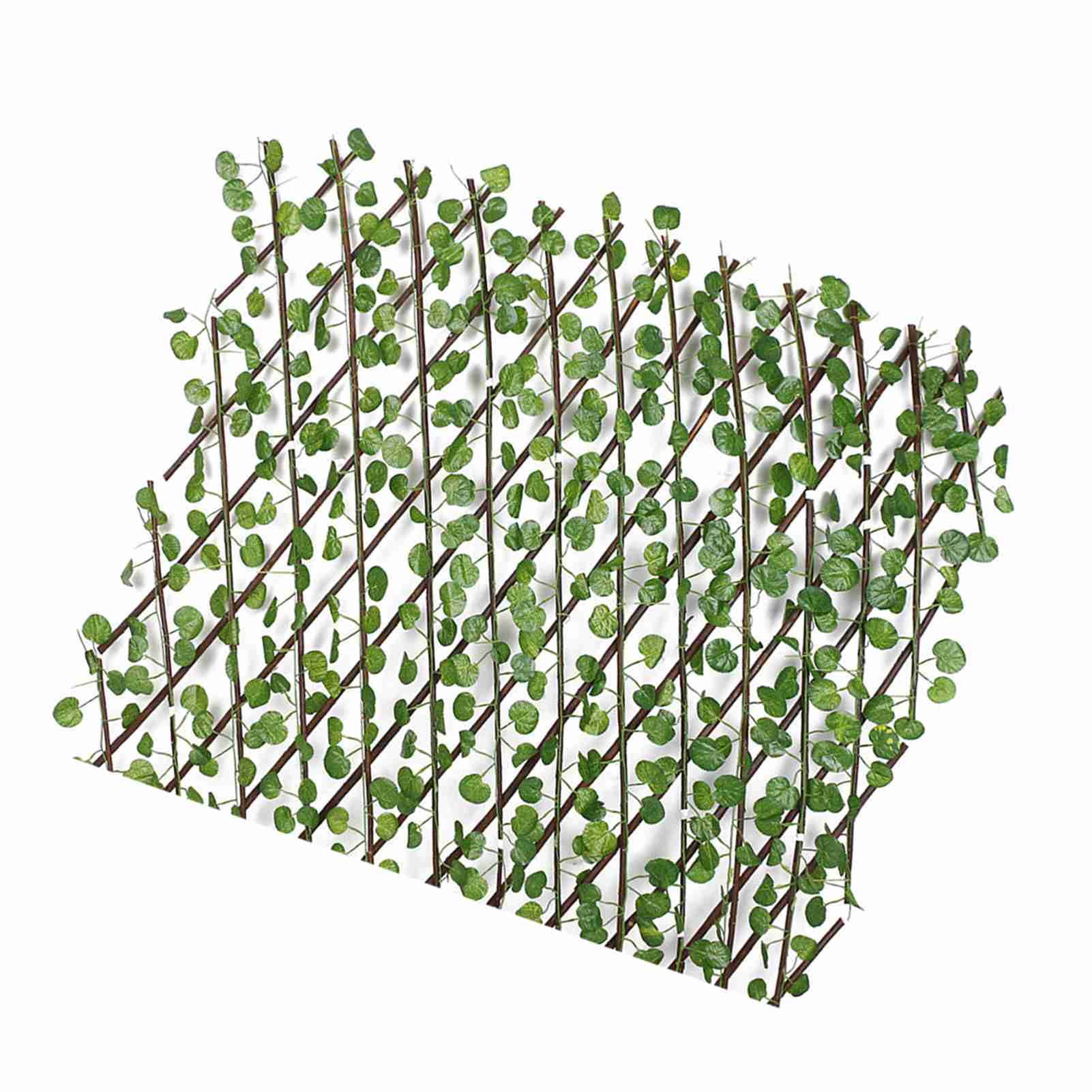 3 Simulation Fence Fence Telescopic Fence Fake Flowers Green Leaves ...