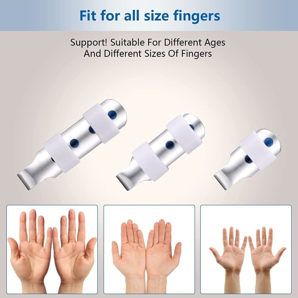 3-Size Pack Finger Splints for Finger Knuckle Immobilization of Adults ...