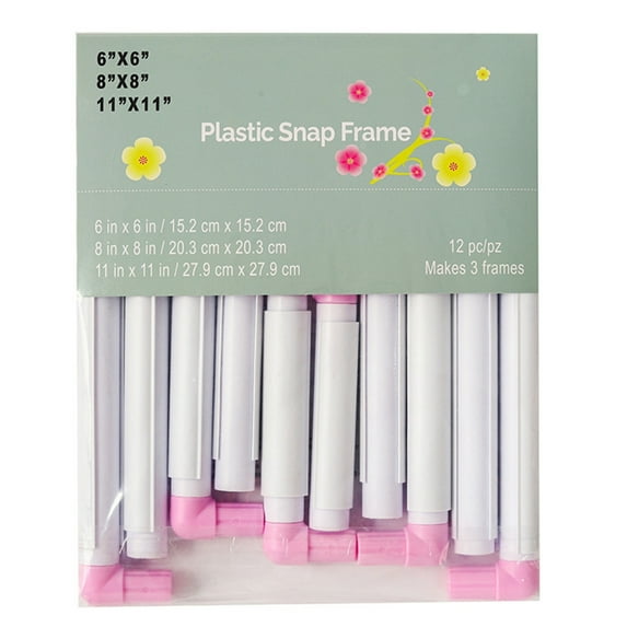 3 Size Square Embroidery Hoop Crosses Stitching Hoop Embroidery Frame ...