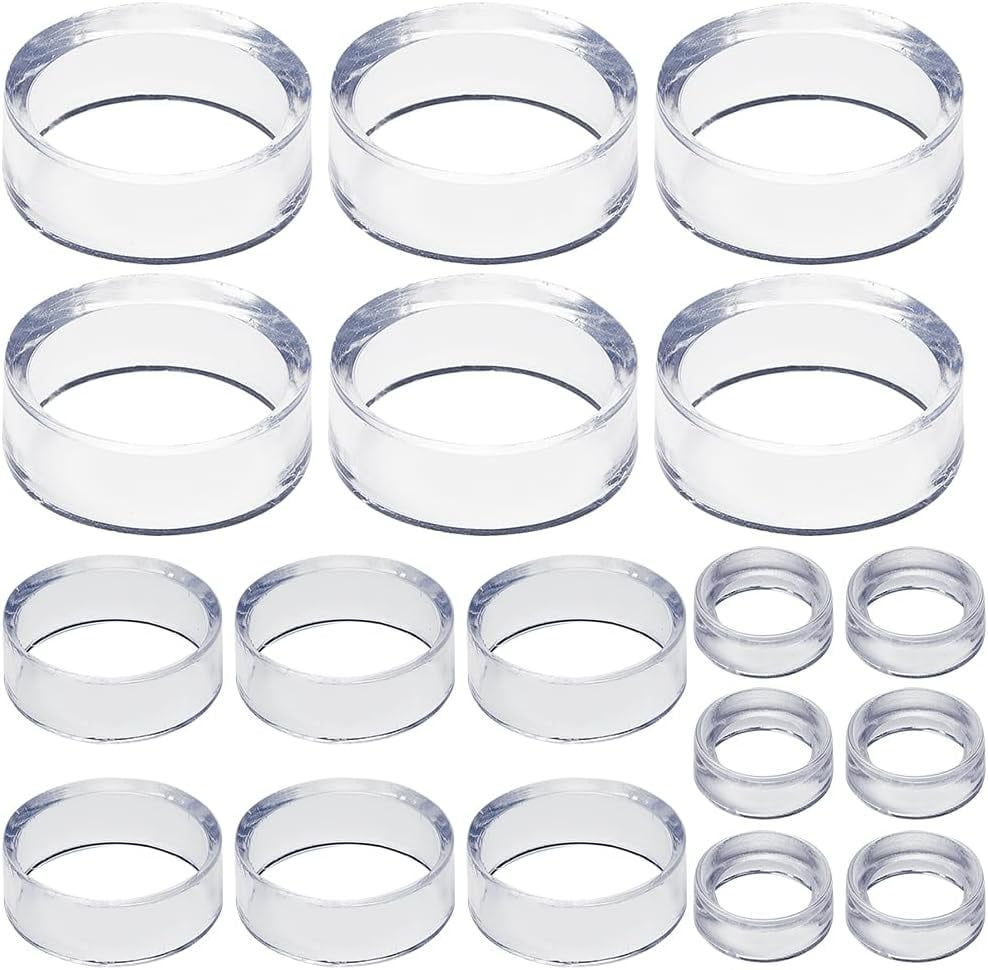 3 Sizes 18PCS Stand Spheres Holder Clear Ring Ball Sphere Stand Acrylic ...