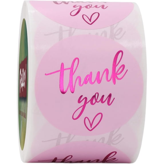(3 Sizes-2") Thank You Stickers, 2 inch Thank You Sticker Labels Roll ...