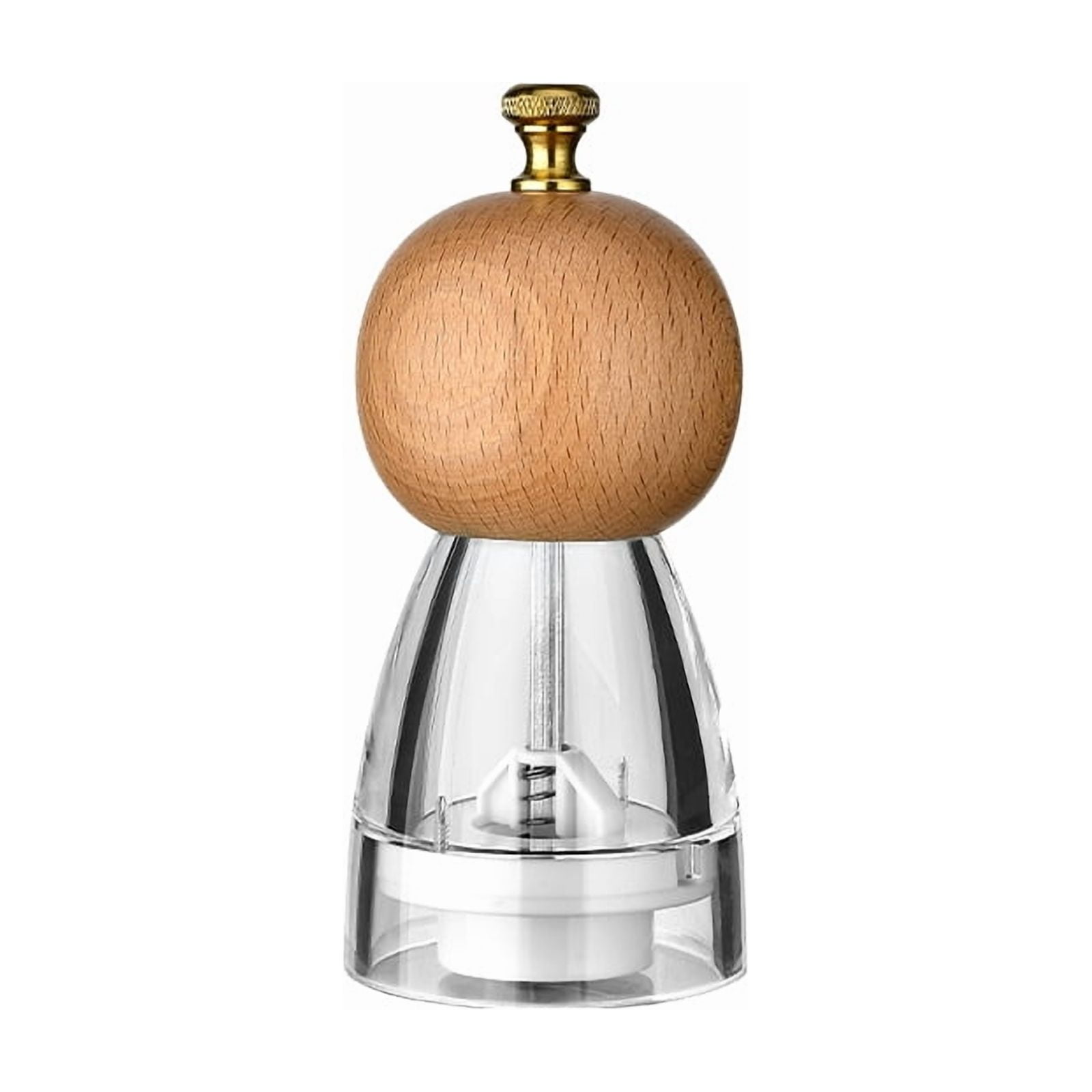 3 Sizes Acrylic Pepper Grinder with Ceramic Core Salt and Pepper Mill ...