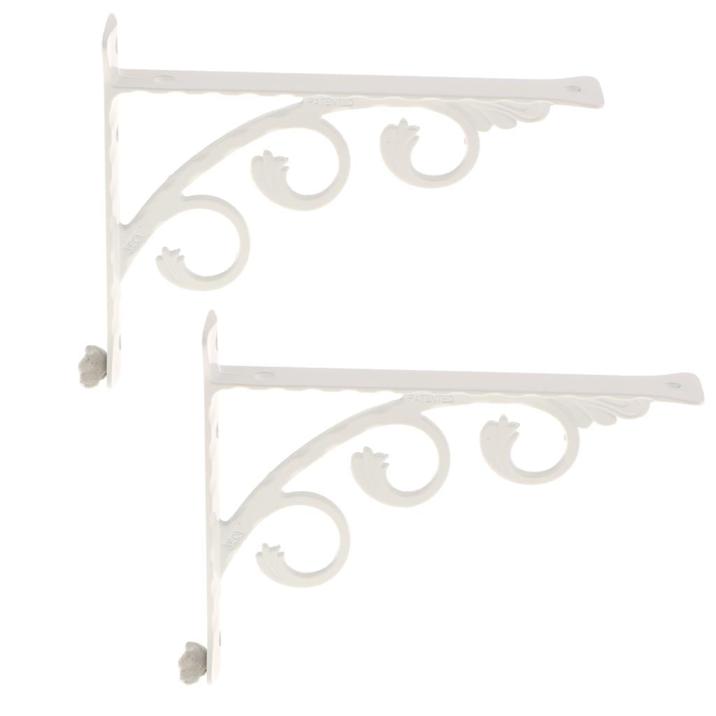 3 Sizes Available 2s Shaped Wall Mounted Bracket Metal Hanging Support ...