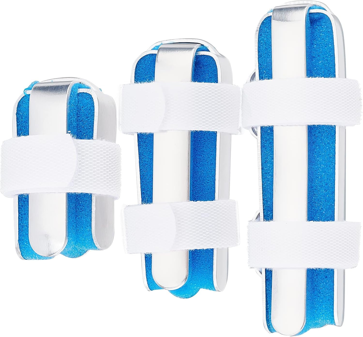 3 Sizes Finger Splints All Fingers Support Brace Trigger Splint Knuckle ...