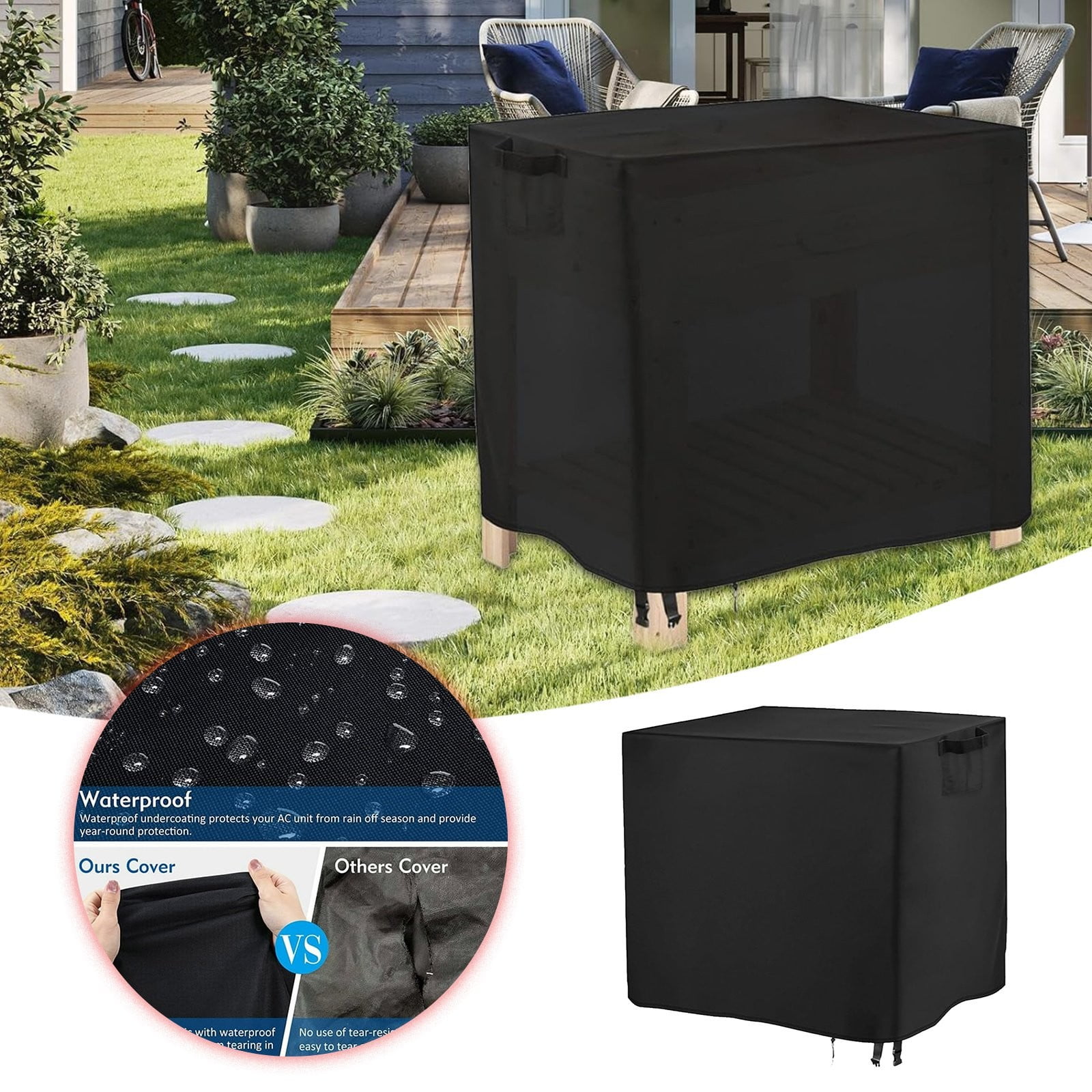 3 Sizes Heavy Duty Outdoor Protective Covers - Winter Garden Bed Cover ...