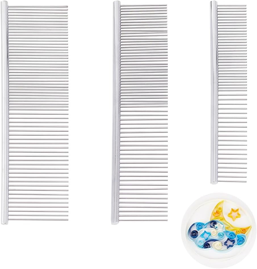 3 Sizes Paper Quilling Tool Comb Silver Stainless Steel Paper Quilling ...