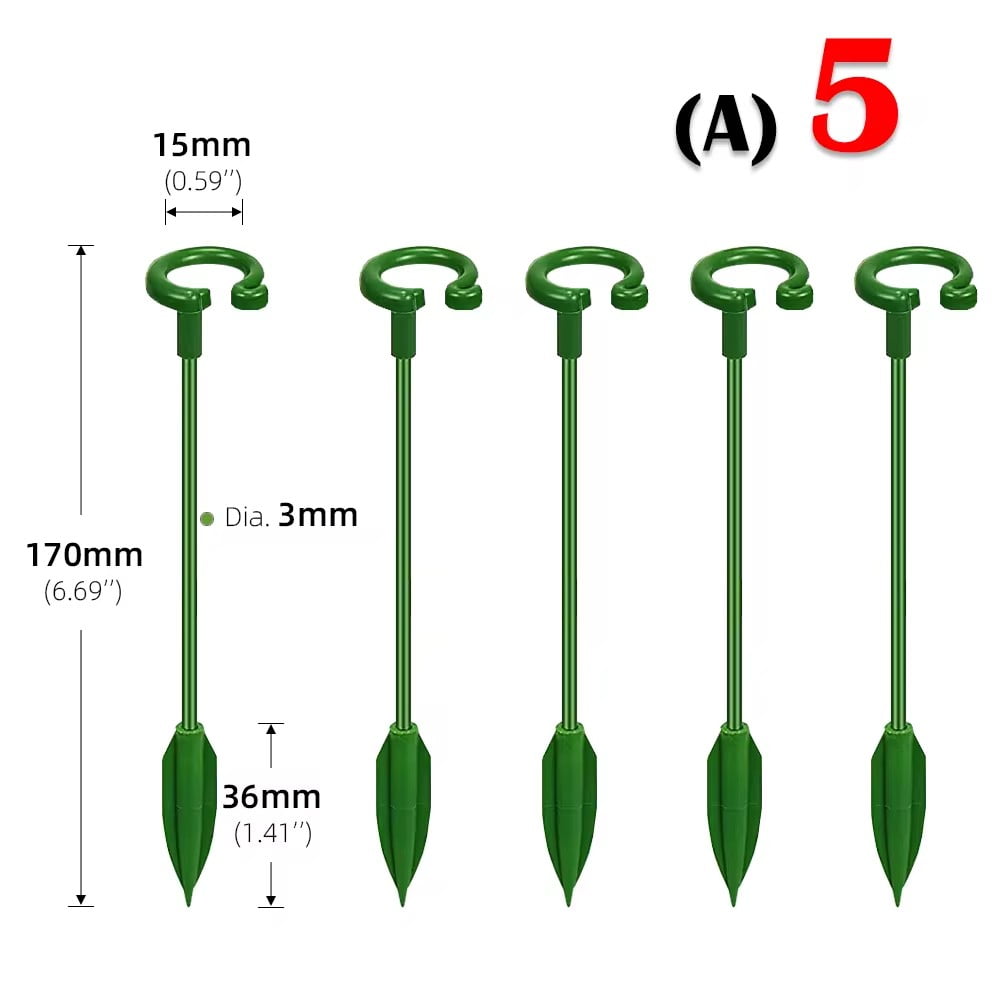 3 Sizes Plant Support Stake Home Garden Bonsai Stick Orchid Rose Flower ...