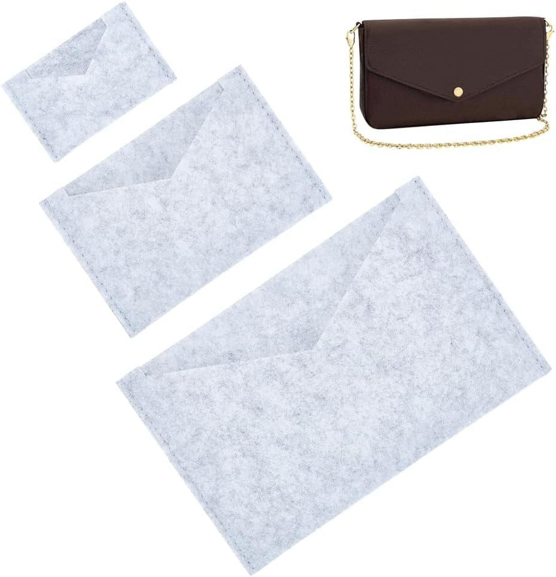 3 Sizes Purse Organizer Insert Felt Handbag Organizer Insert Bag Liner ...