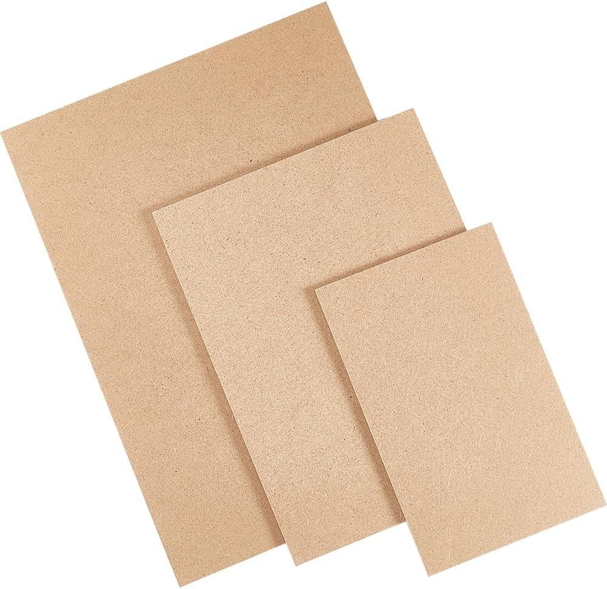 3 Sizes Rectangle MDF Boards for Crafts 10.2x7.5/7.9x5.9/6.3x3.9in Wood ...
