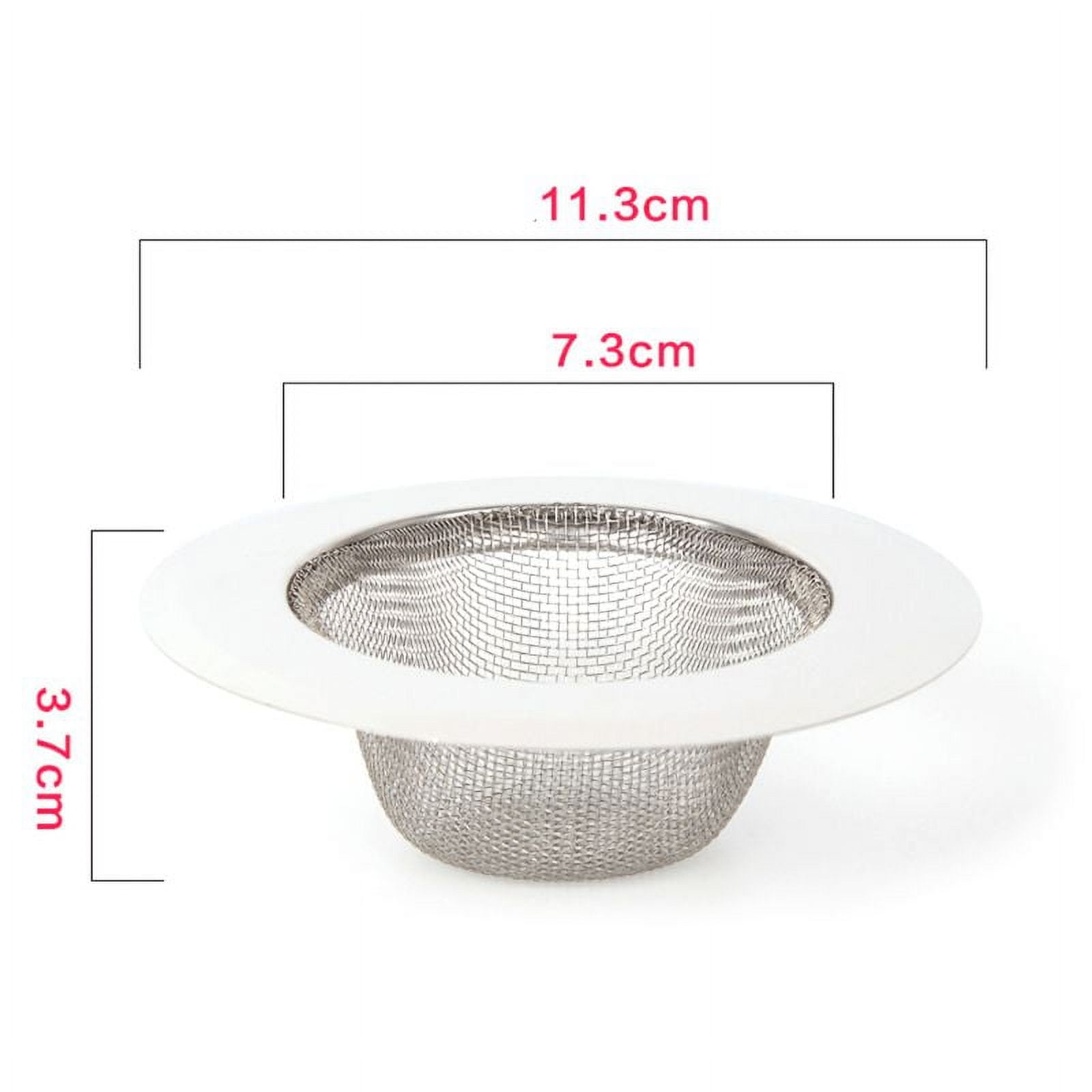 3 Sizes Universal Stainless Steel Sink Strainer Filter Trap Bathtub ...