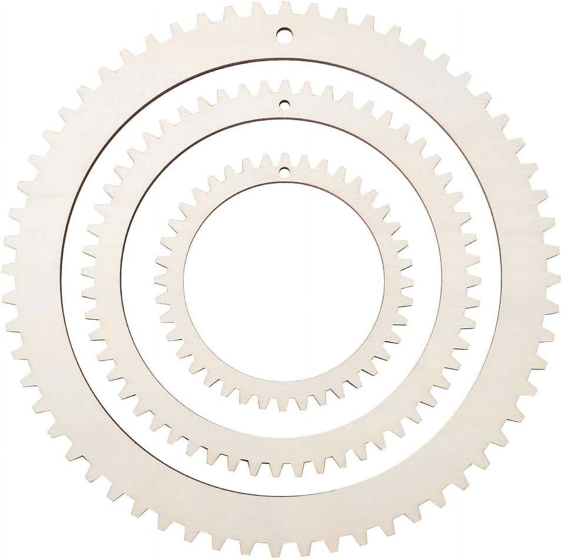 3 Sizes Wooden Weaving Loom Kit, 5/7.8/11 inch Round Gear Shape DIY ...