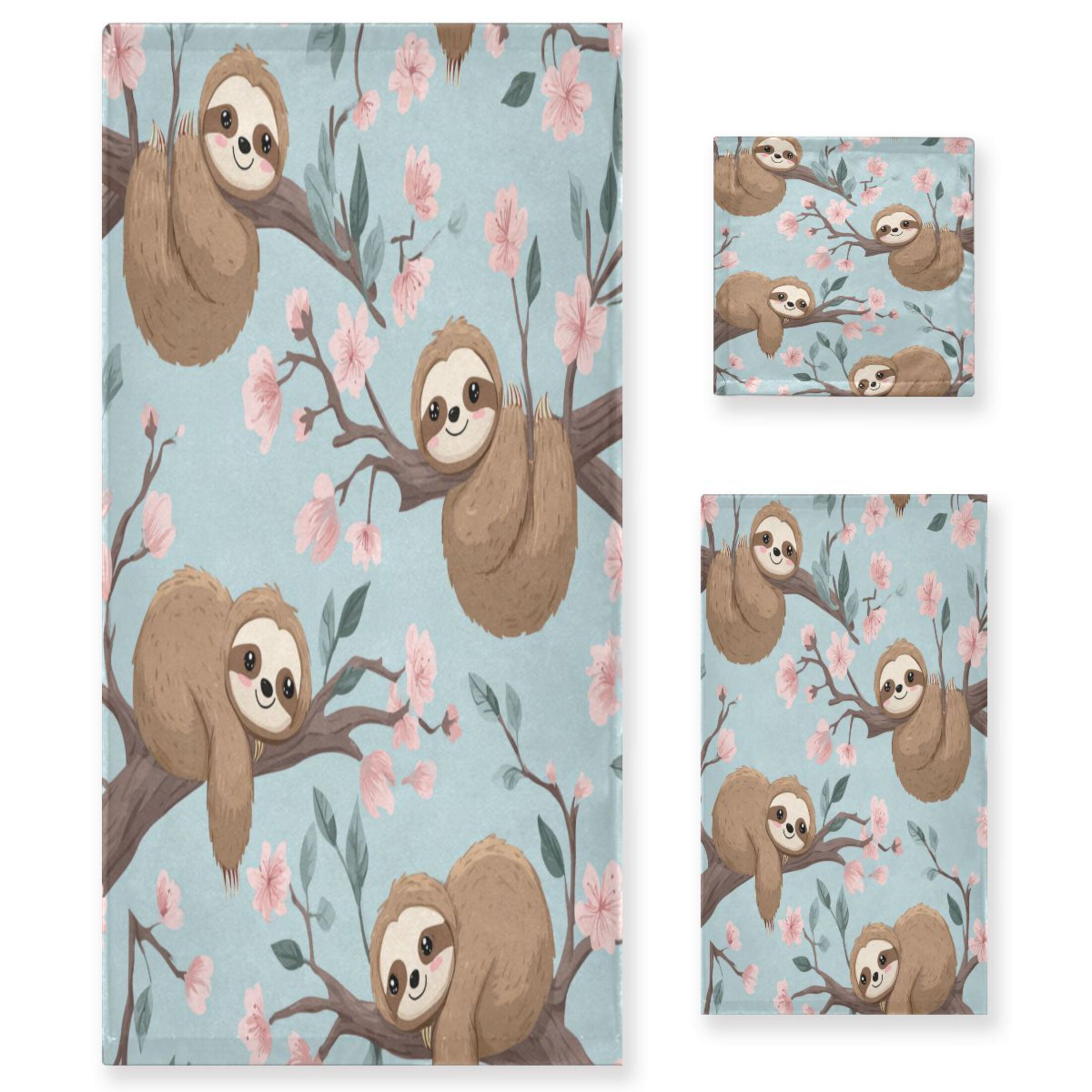 3 Sizes of Towel Sets Including Bath Towel Hand Towel and Washcloth for ...