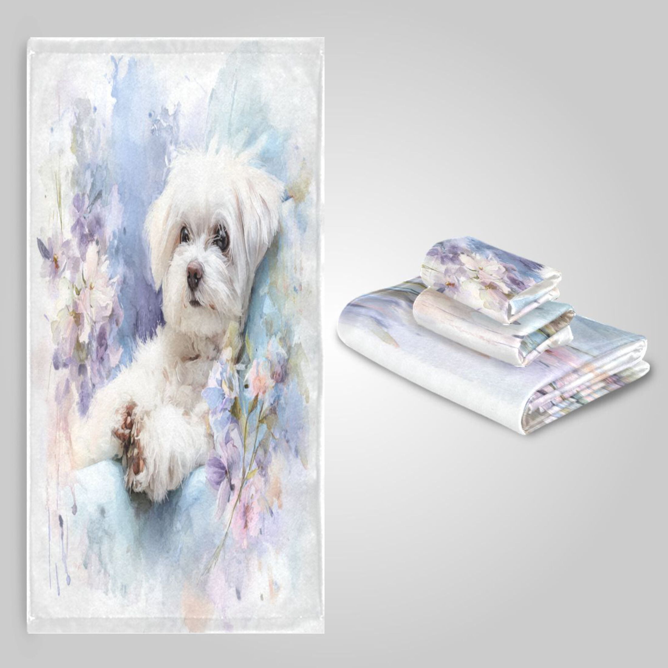 3 Sizes of Towel Sets Including Bath Towel Hand Towel and Washcloth for ...