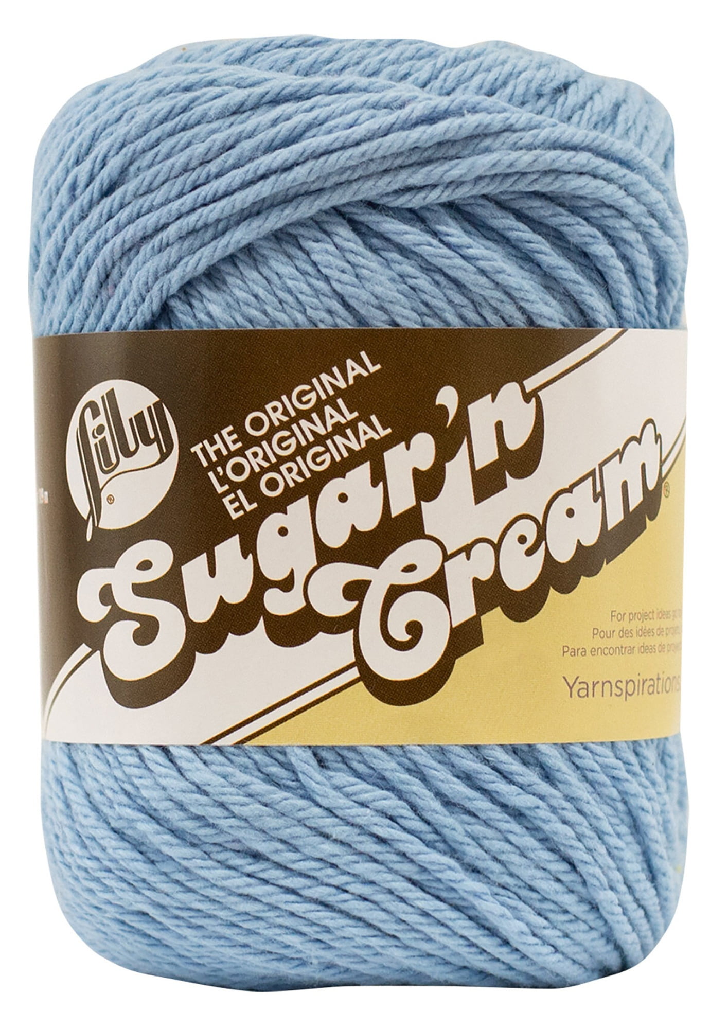 Lily Sugar'N Cream Original Yarn, 3 Skeins, 100% Cotton, Medium Gauge 4 ...